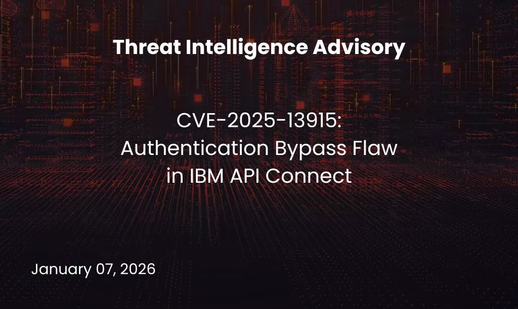 CVE-2025-13915: Authentication Bypass Flaw in IBM API Connect - Ampcus ...